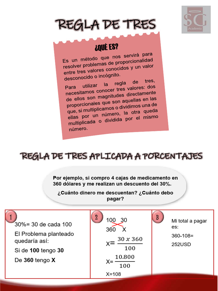 REGLA DE 3 | PDF | Economias