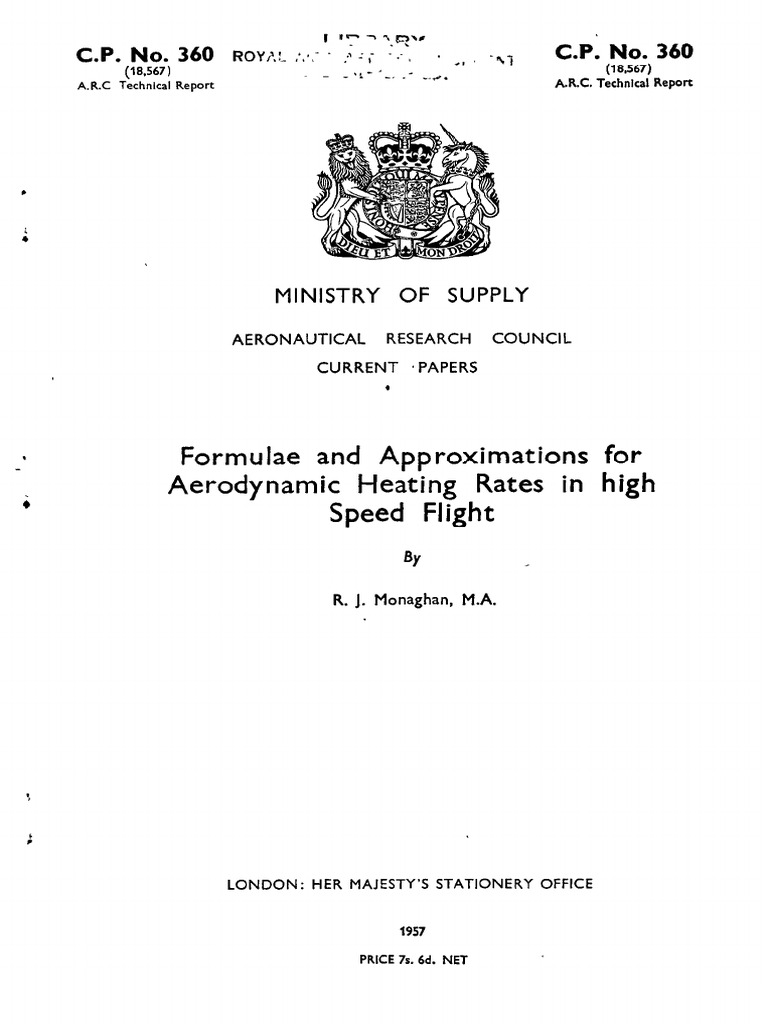 Arc CP 0360 | PDF | Boundary Layer | Reynolds Number