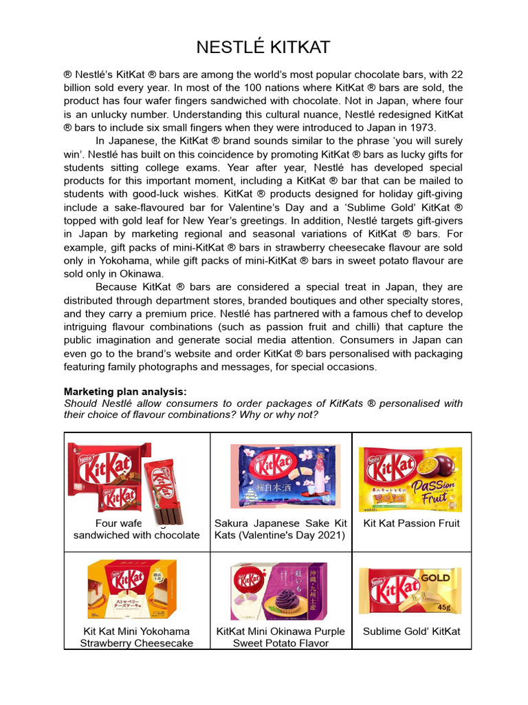 Nestlé Kitkat | PDF