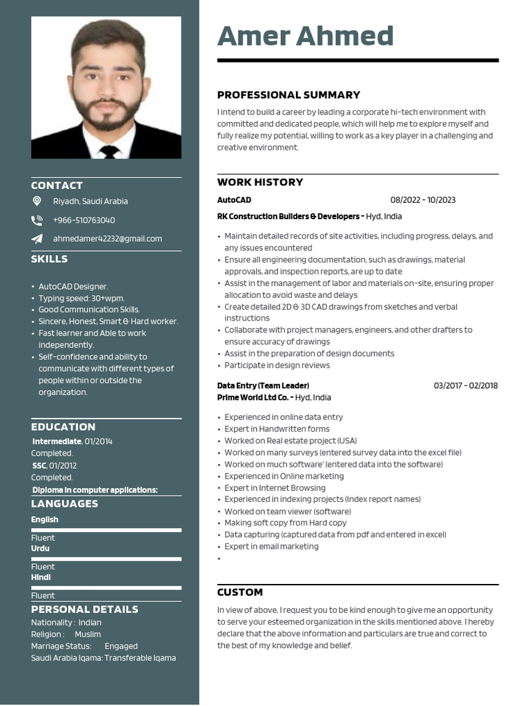 Amer_2d_CV_ | PDF | Data