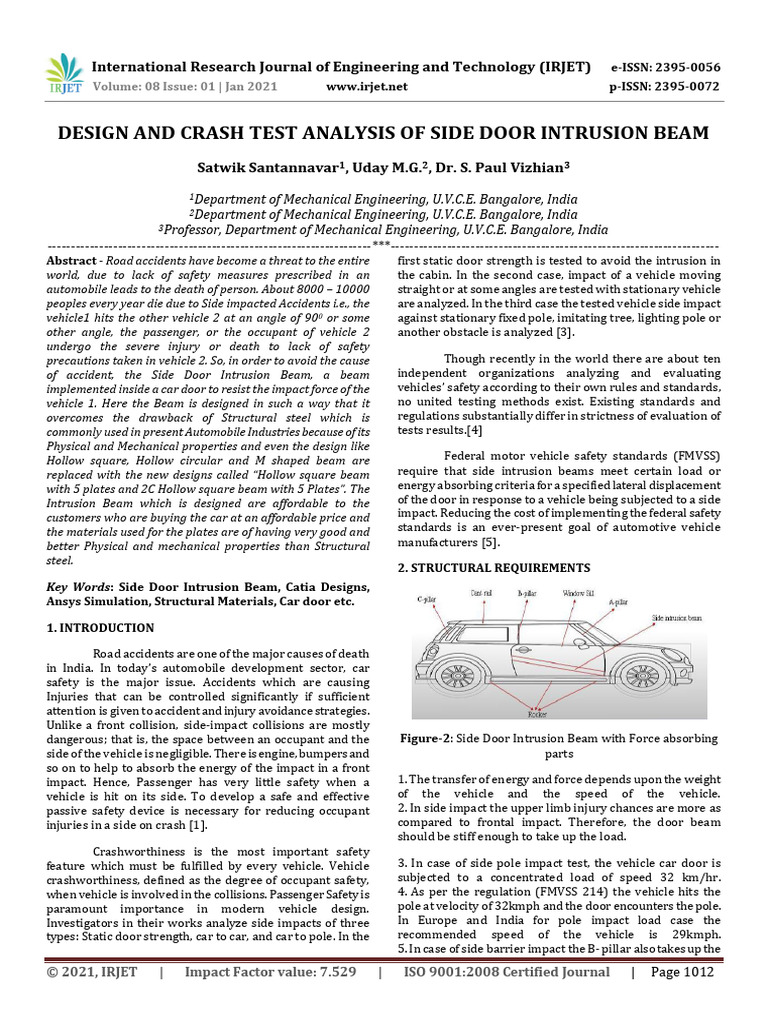 IRJET-V8I1184 | PDF | Deformation (Engineering) | Beam (Structure)