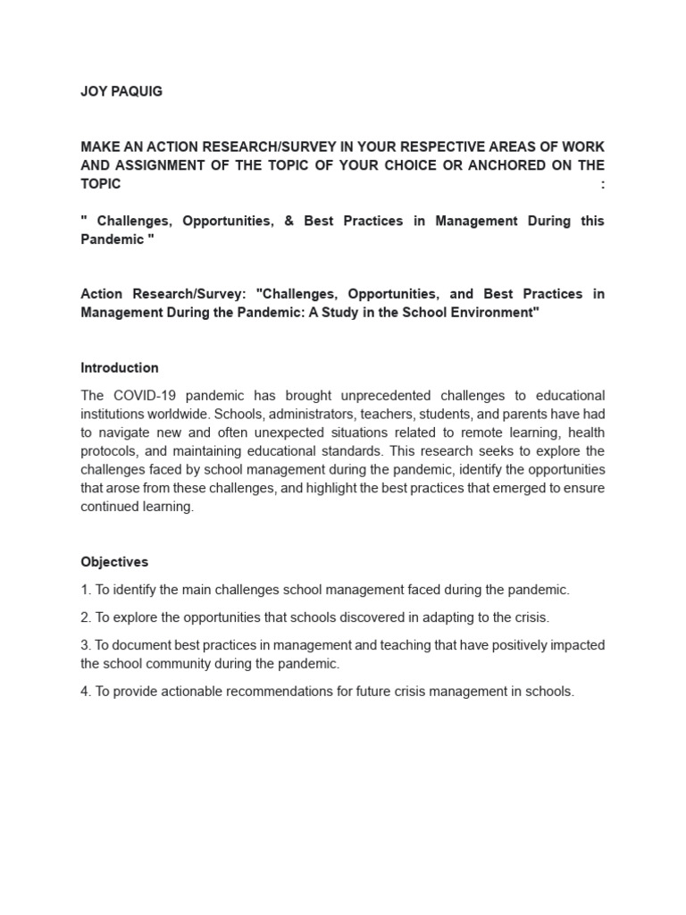 Action Research | PDF | Survey Methodology | Science