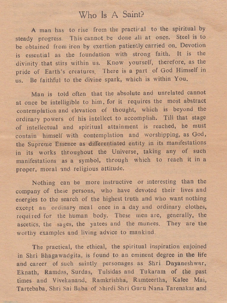 Vaman Hari Pandit (4) Spiritual Writings | PDF | Omnipotence | Spirituality