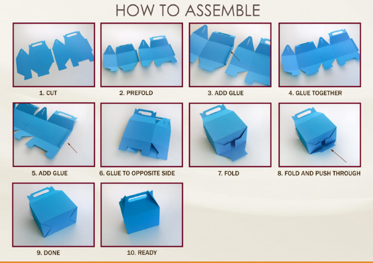 Medium Gable Box - How To Assemble | PDF