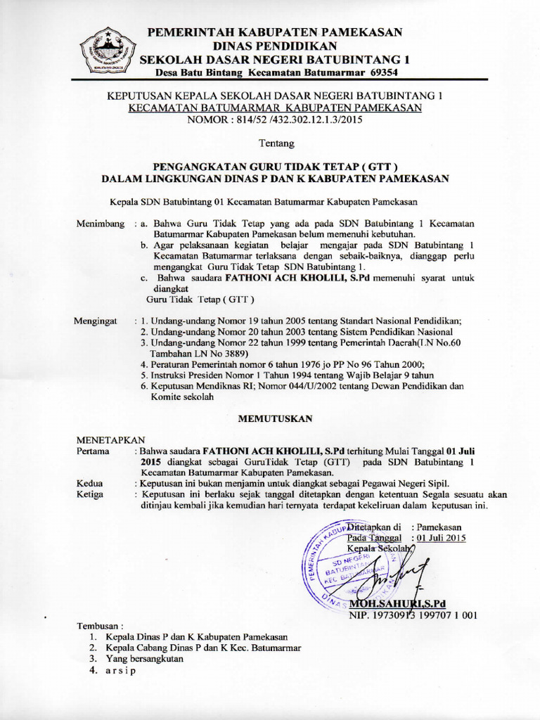 SK GTT 2015 Fathoni | PDF