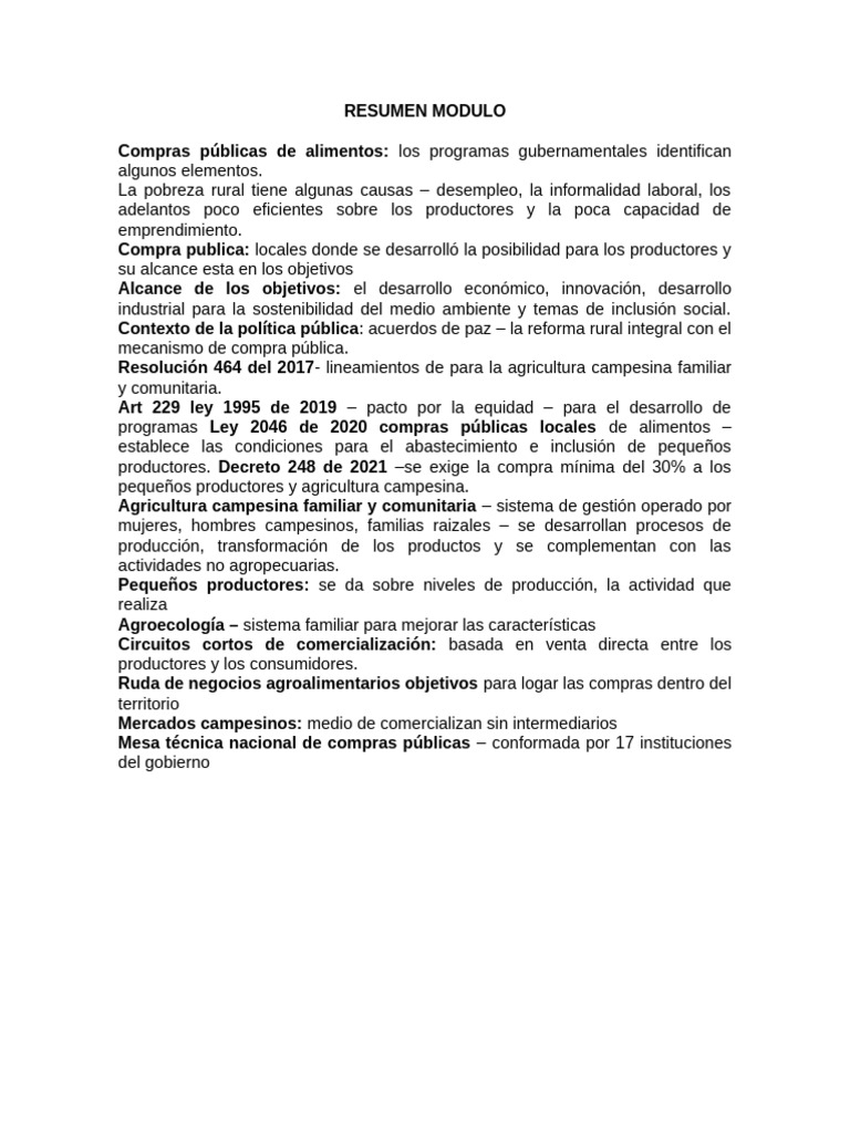 RESUMEN MODULO 9 | PDF