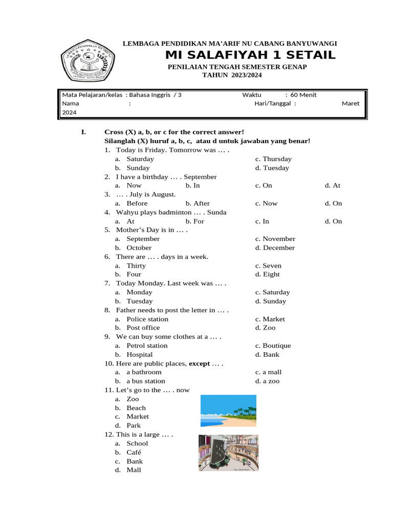 INGGRIS KLS 3 | PDF | Bathroom | Home