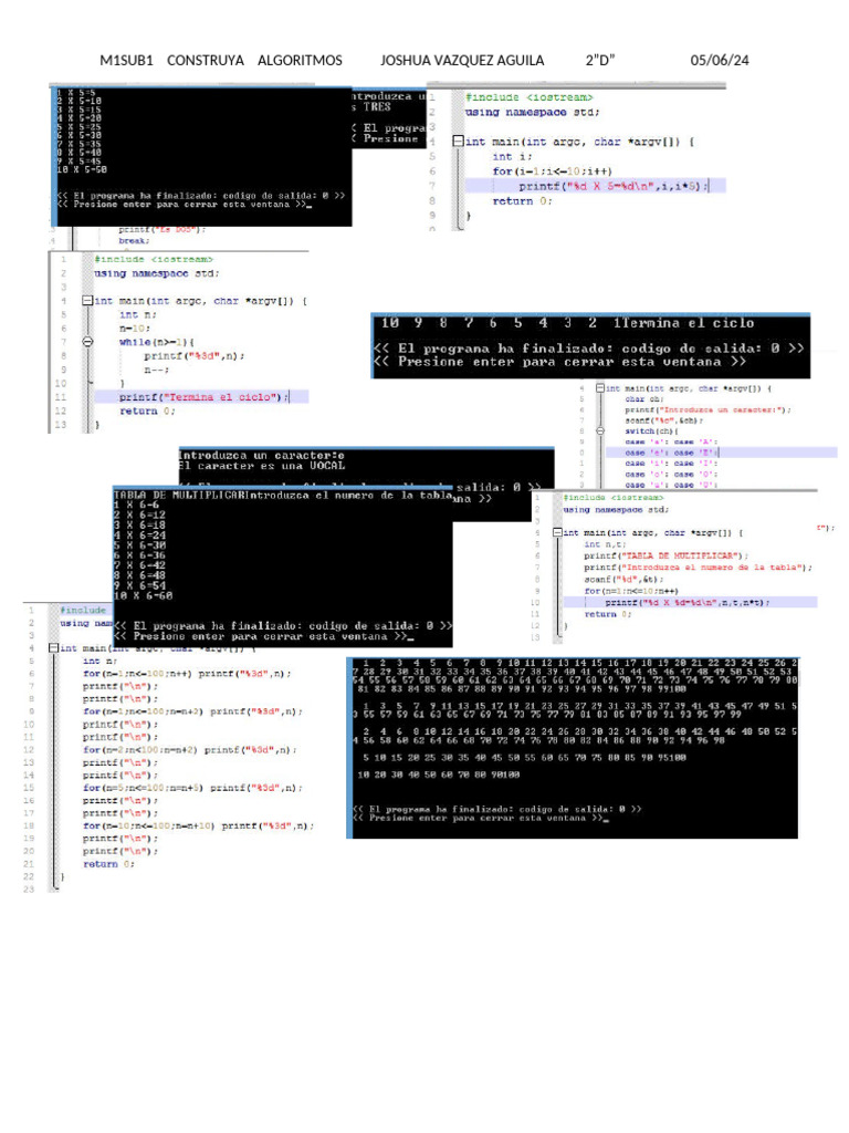 trabajo de programacion | PDF
