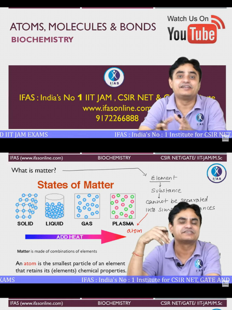 Lecture 1 - Basic Chemistry | PDF