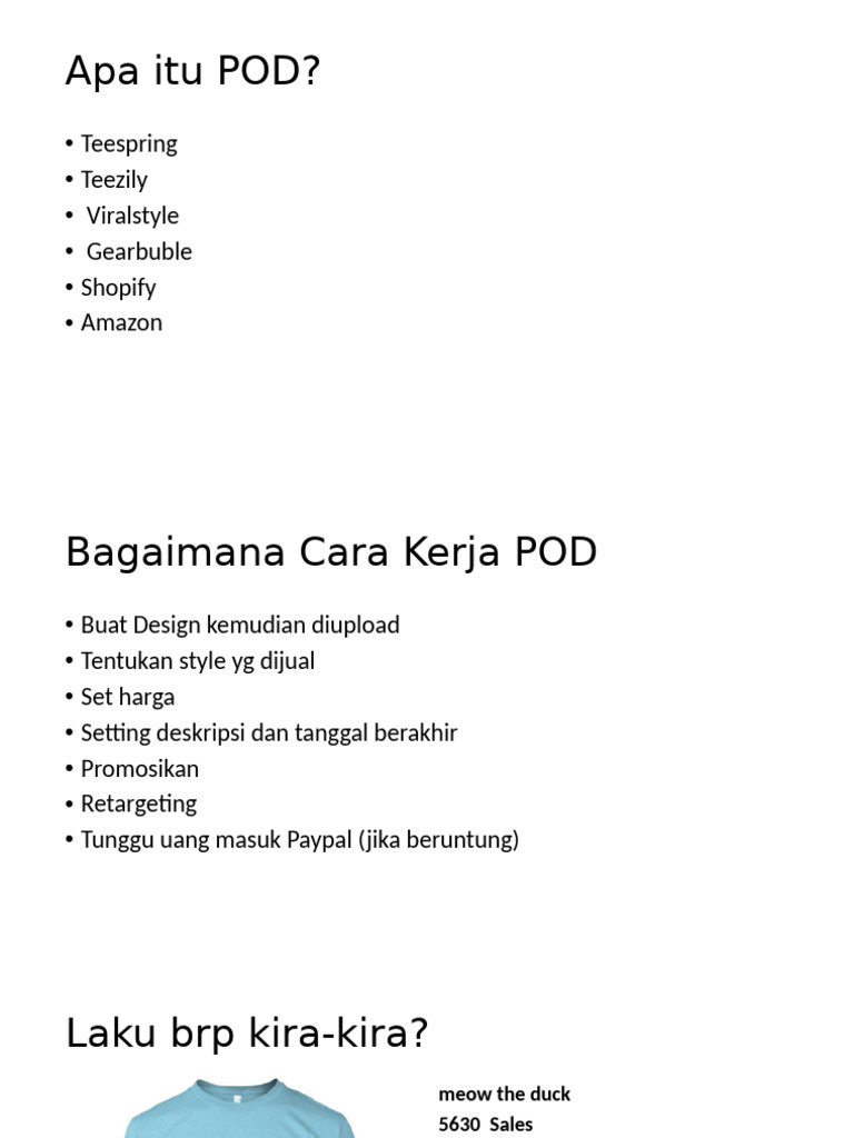Apa itu POD | PDF