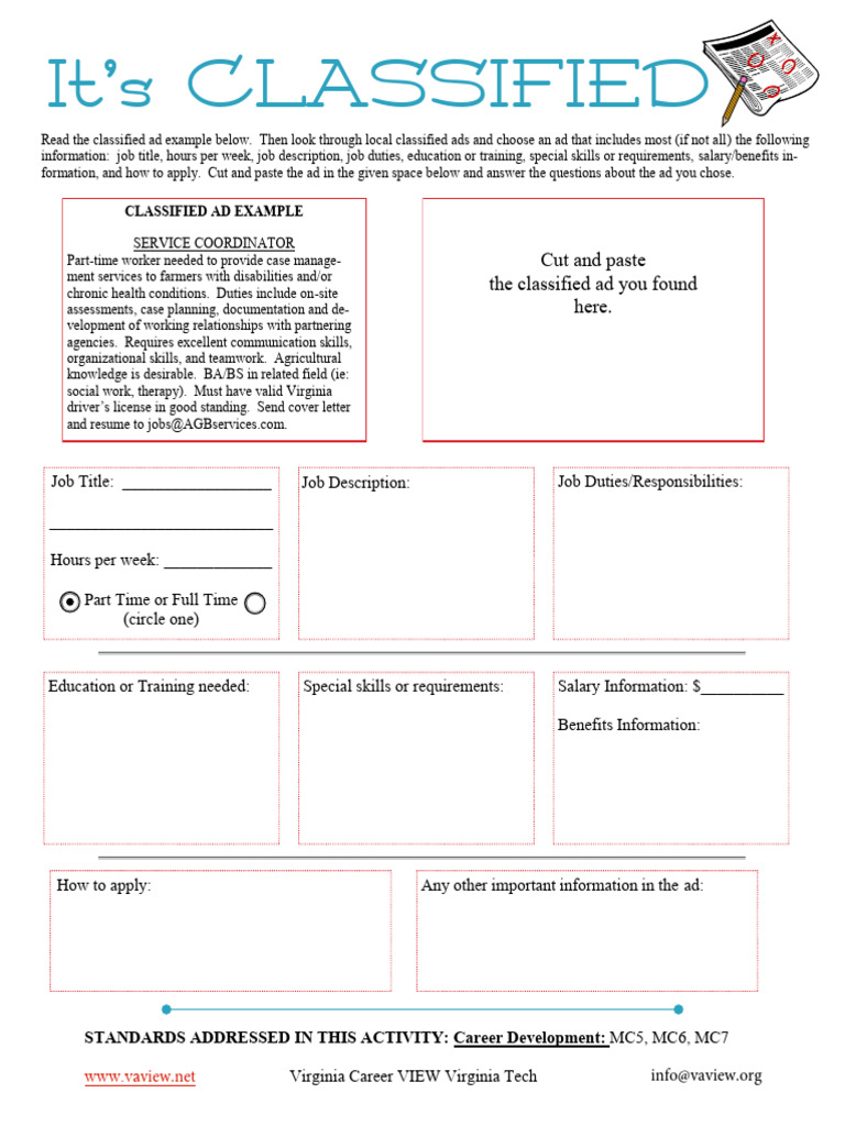 Job Advertisement Assignment | PDF