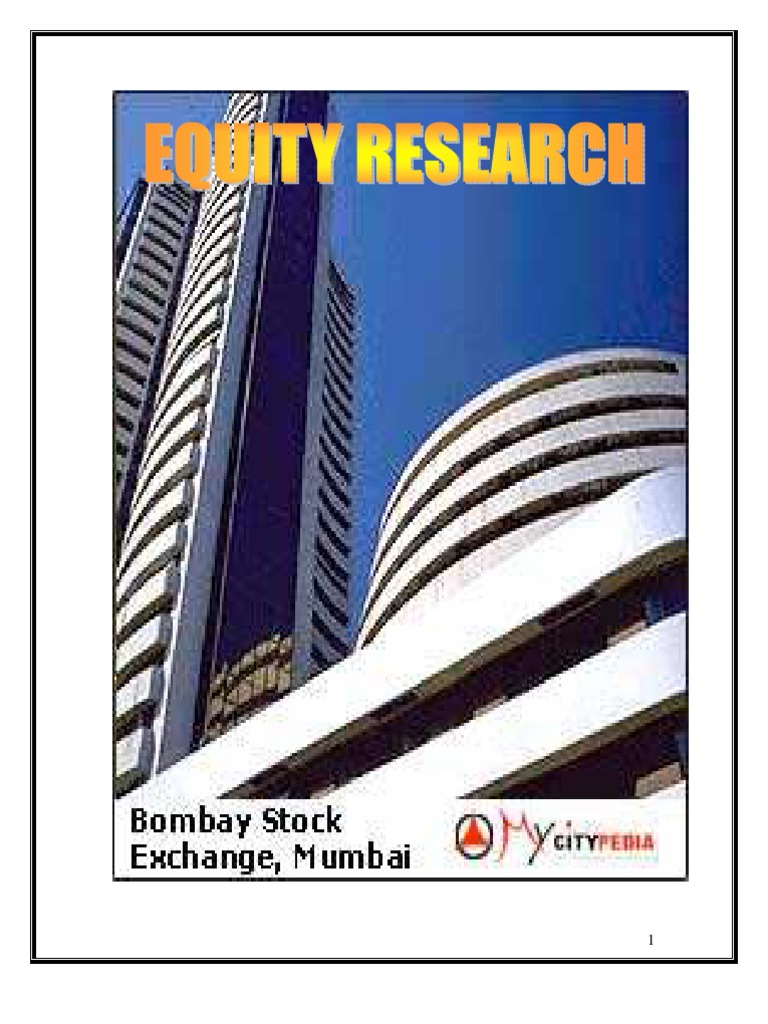 Equity Research | PDF | Stocks | Stock Valuation
