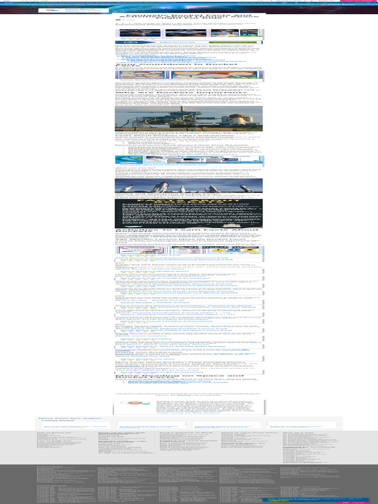 Fantastic Rocket Facts and Activities About Human Space Flight For Kids ...