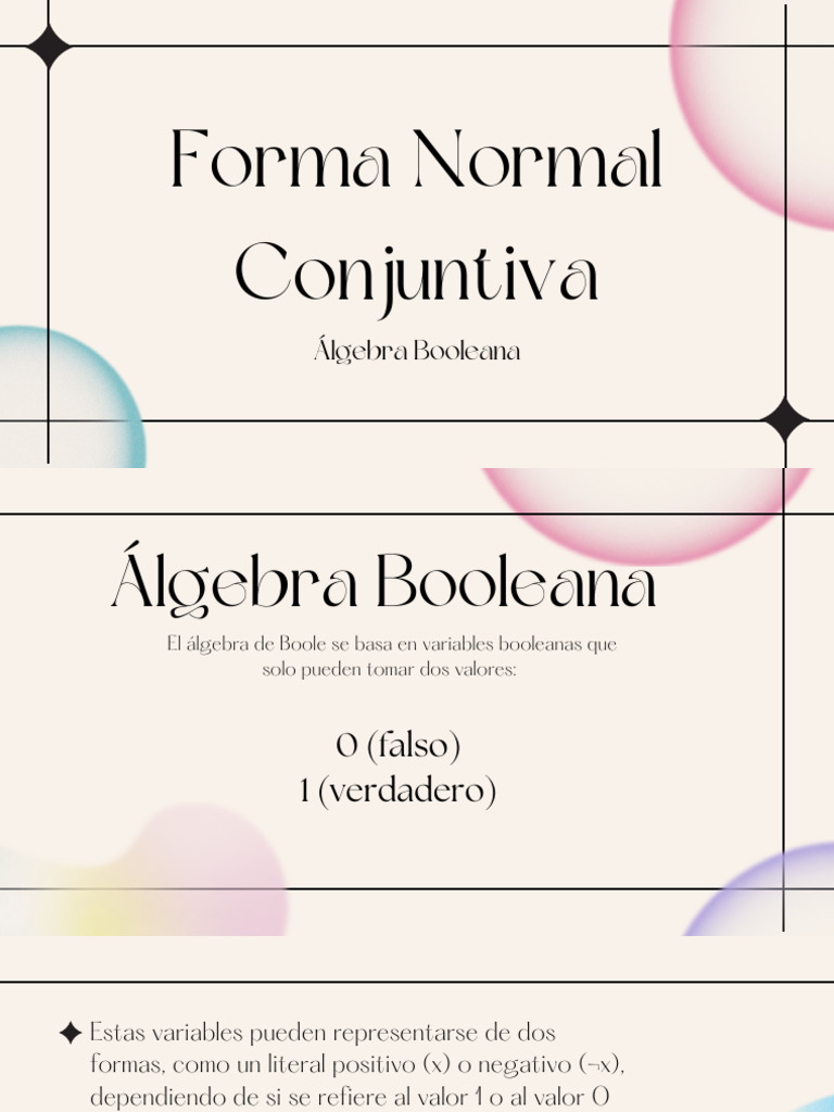 Forma Normal Conjuntiva FNC | PDF
