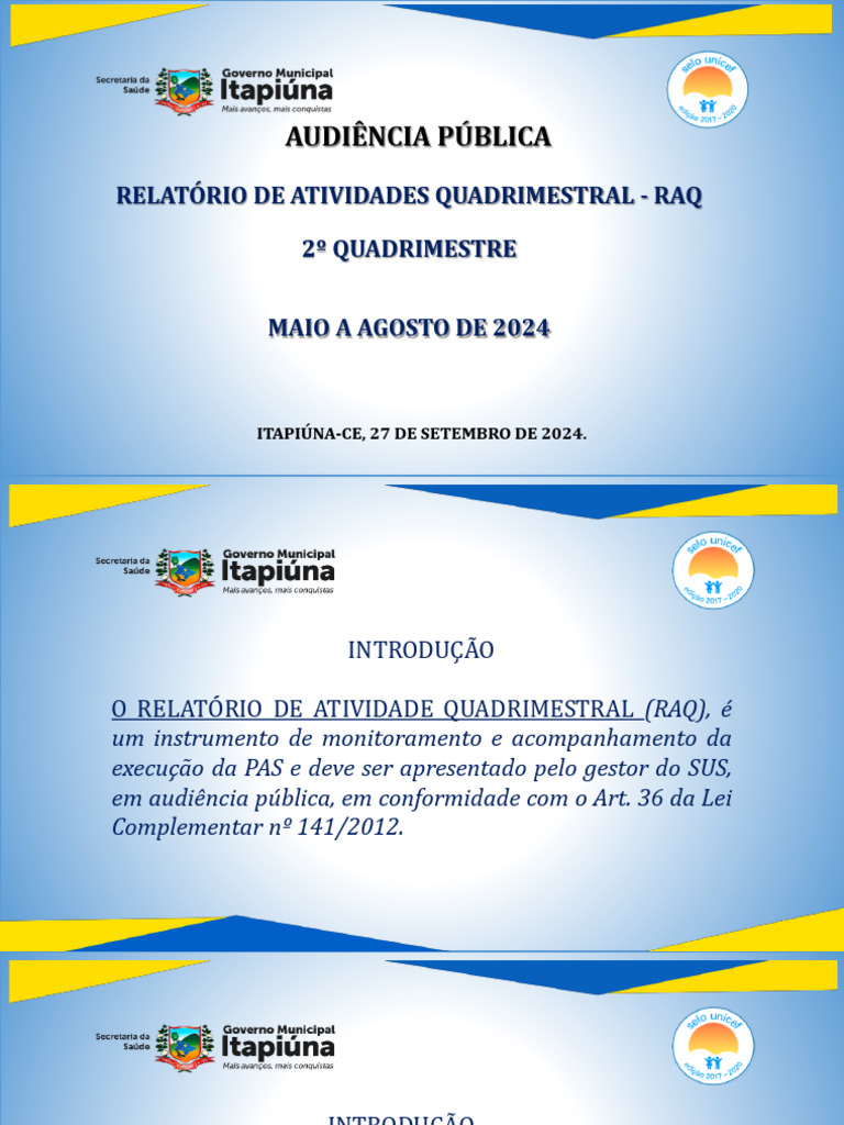 2º RDQA 2024 - Audiência | PDF | Farmacêutico | Hospital