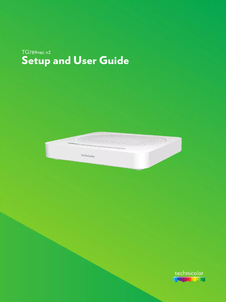 Manual de Instruções Technicolor TG789vac v2 (88 Páginas) | PDF