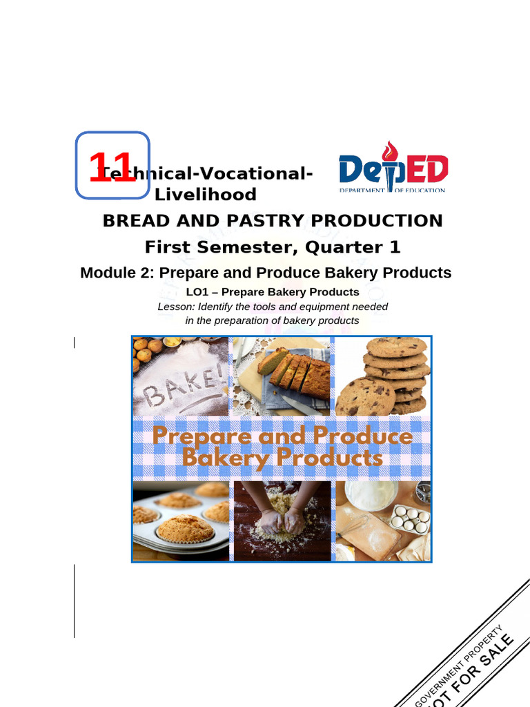 BPP-Core 1-Module 2-Week 2 No Key Corrections | PDF | Baking | Cakes