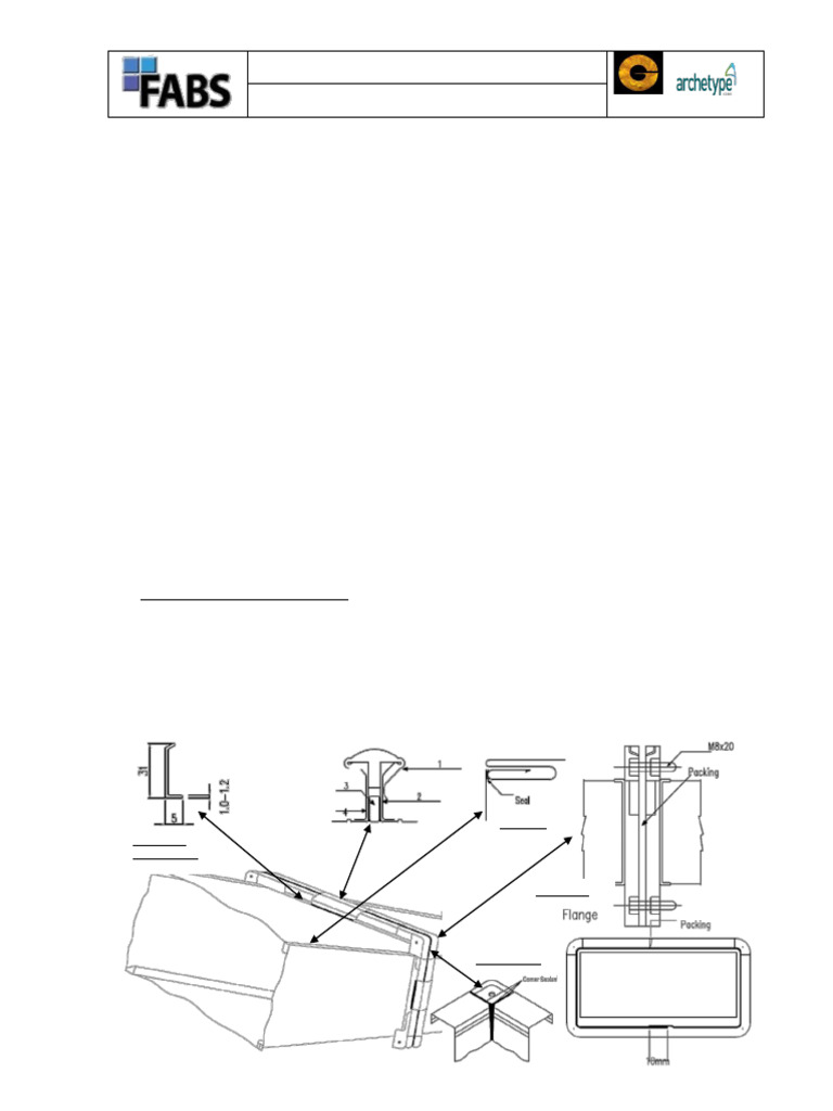 Method Statement Ducting Works Pdf Duct Flow Manufactured Goods