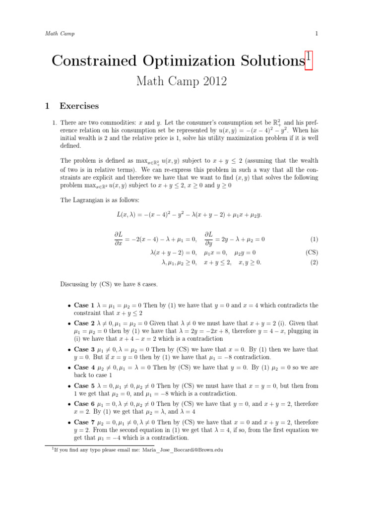 Constrained - Optimization Soluciones | PDF | Algorithms | Mathematics