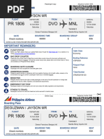 Philippine Airlines Script | PDF