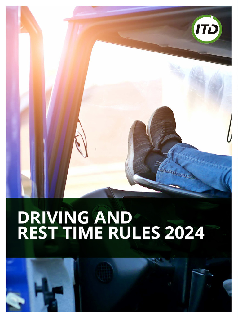 Driving and Rest Time Rules 2024 | PDF | Vehicles | Transport