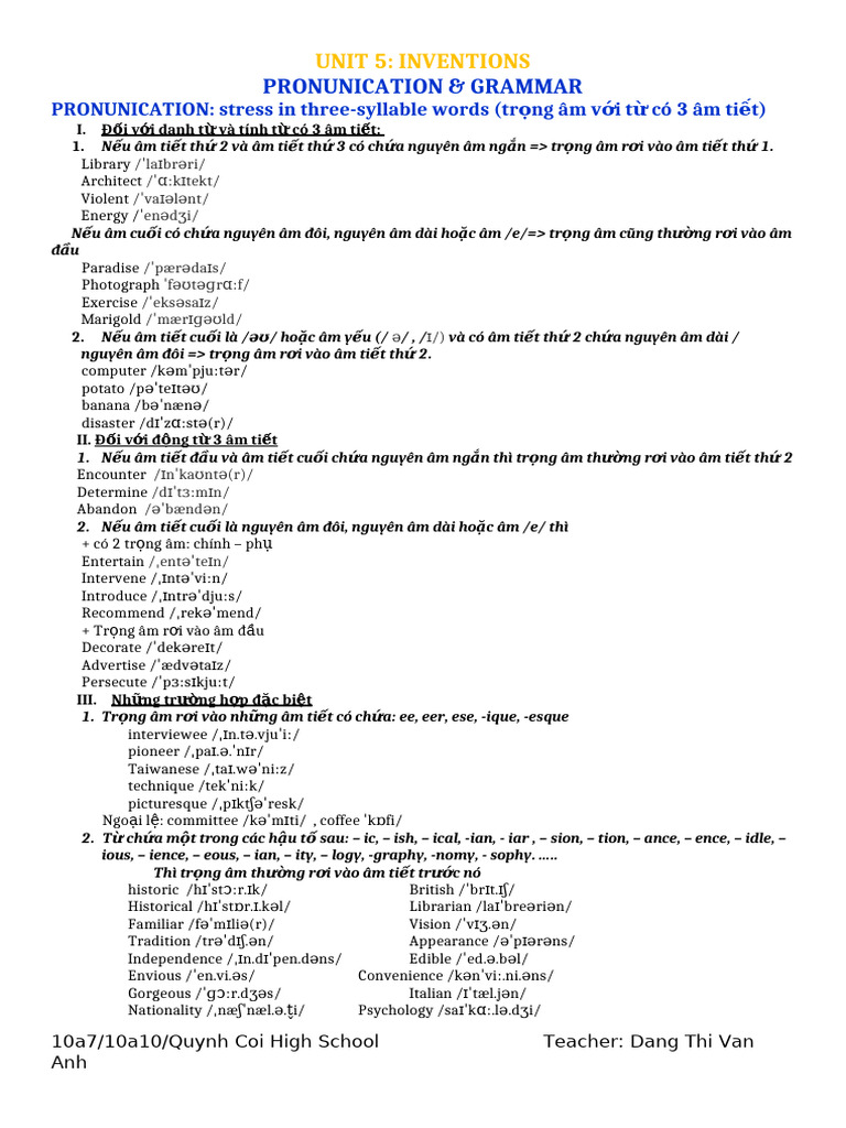 UNIT 5.grammar | PDF