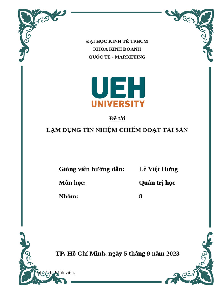 Khung-UEH | PDF