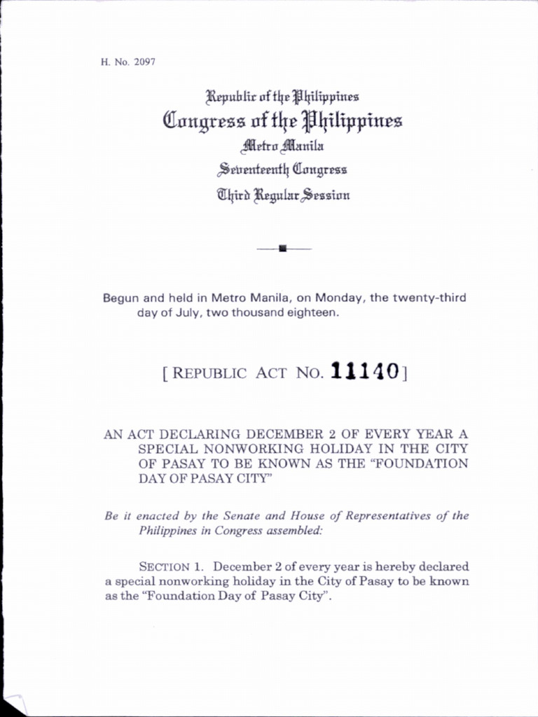 Pasay Day | PDF