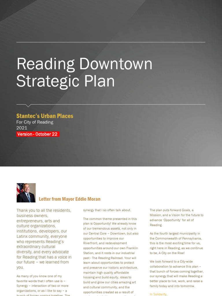 Reading Downtown Strategic Master Plan v2021-2-22-22 | PDF | Parking ...