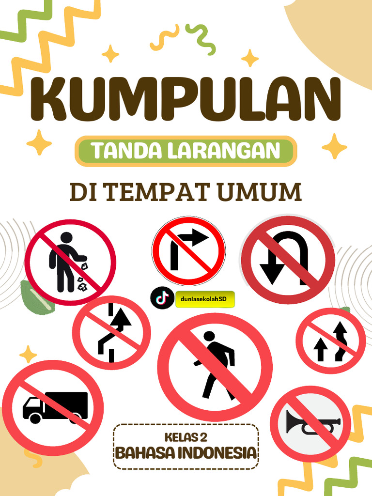 Kumpulan Tanda Larangan Di Tempat Umum | PDF