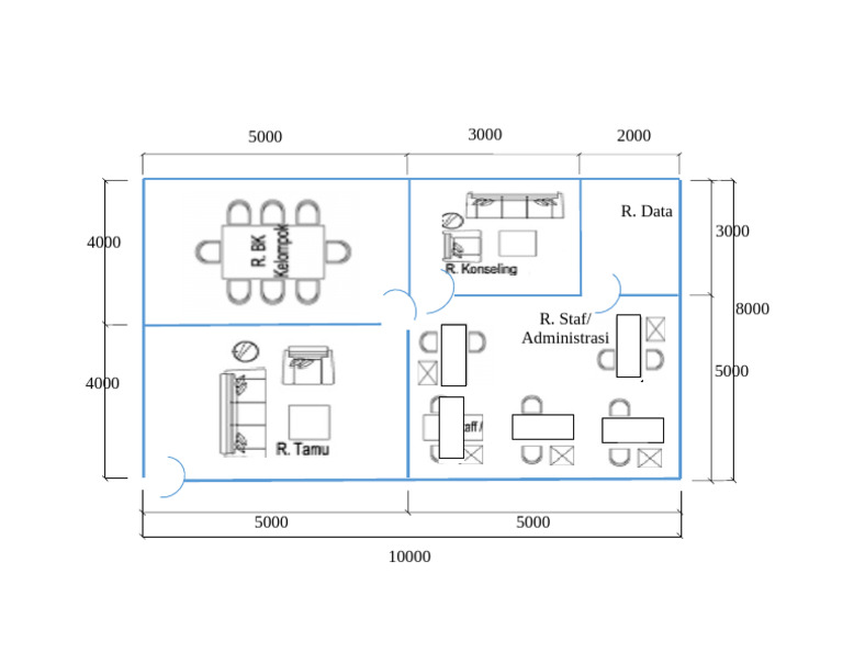 DESAIN RUANG BK | PDF