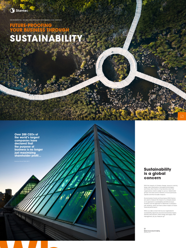 Future Proofing Esg Brochure | PDF | Sustainability | Infrastructure