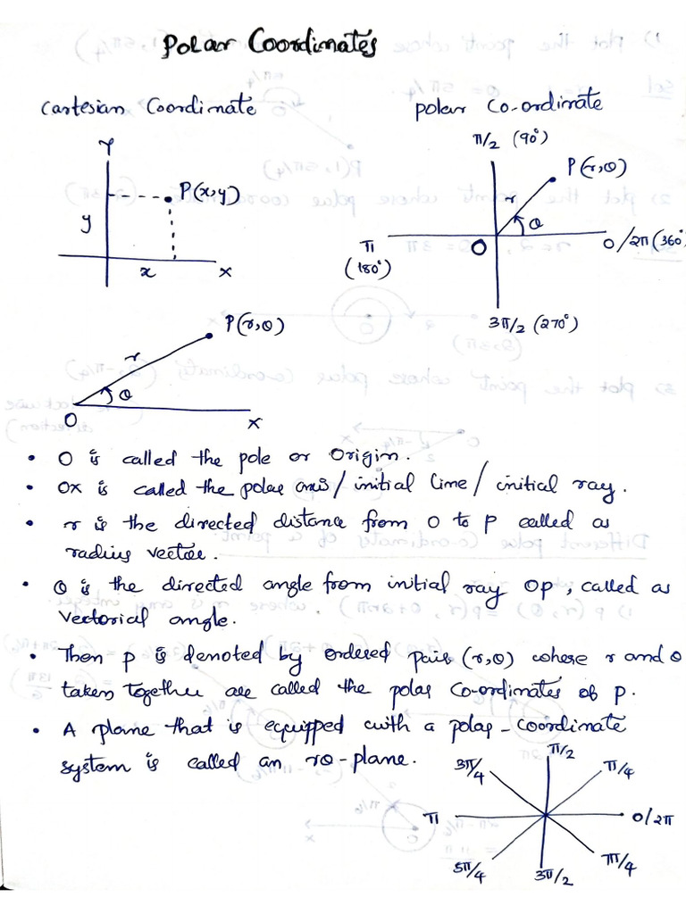 Polar Coordinates | PDF