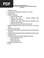 Susunan Acara Musdes Rkpdes | PDF