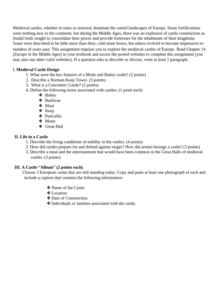 Medieval Castles | PDF