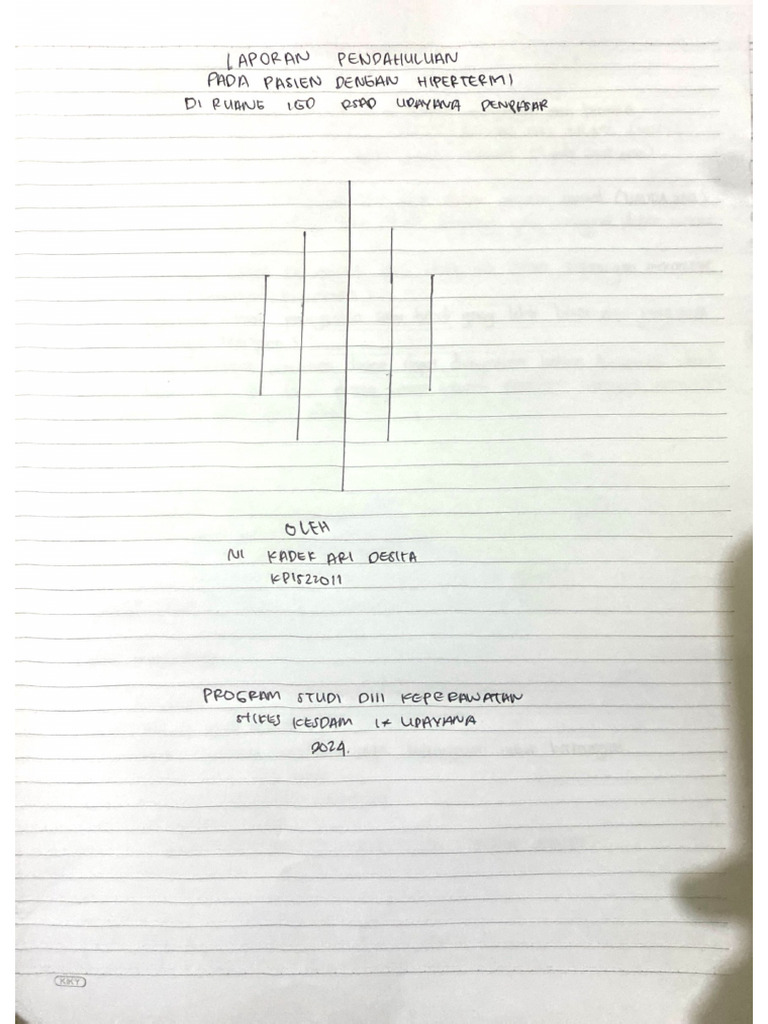 LP Hipertermi Ari Desita (Tulis Tangan) | PDF
