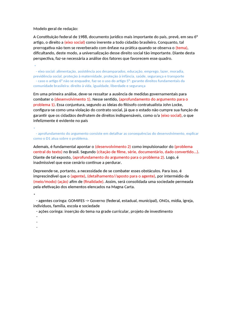 O Modelo | PDF
