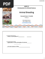 Animal Science Terms | PDF | Chicken | Cattle
