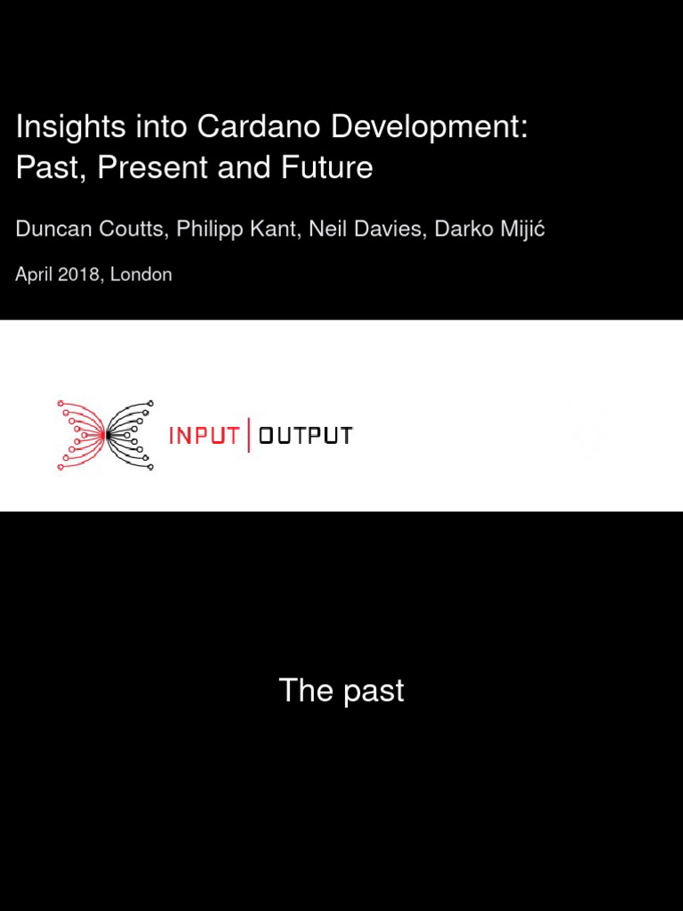 Cardano London Dev Meetup Presentation | PDF | Computer Science | Computing