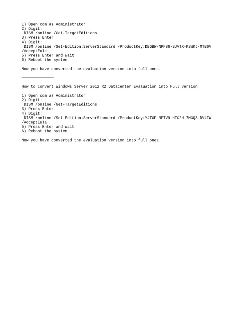 Activar Windows Server 2012 R2 | PDF