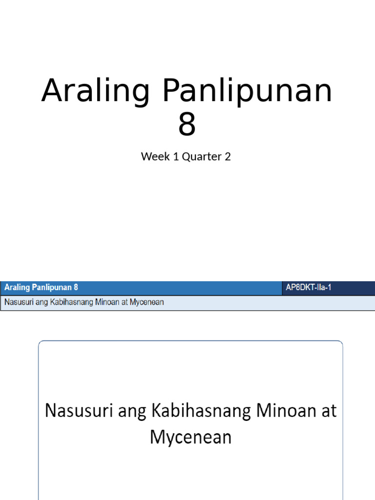 Grade 8 Quarter 2 Week 1 | PDF