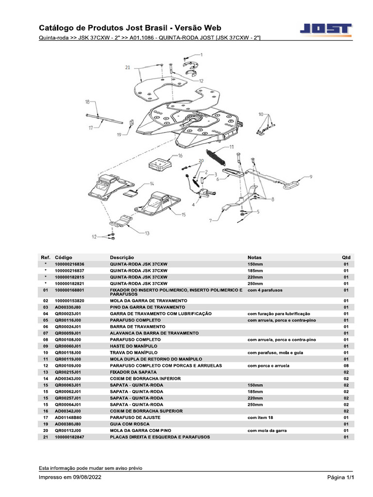 Catalogo Jost Brazil | PDF