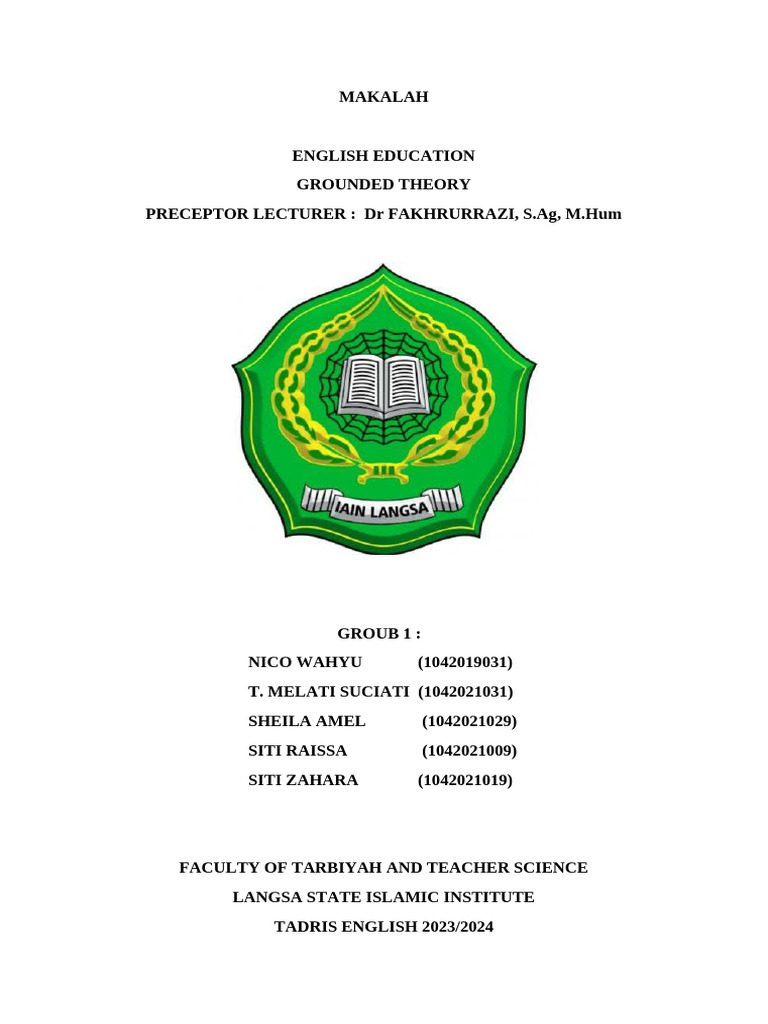 Grounded Theory | PDF | Methodology | Qualitative Research