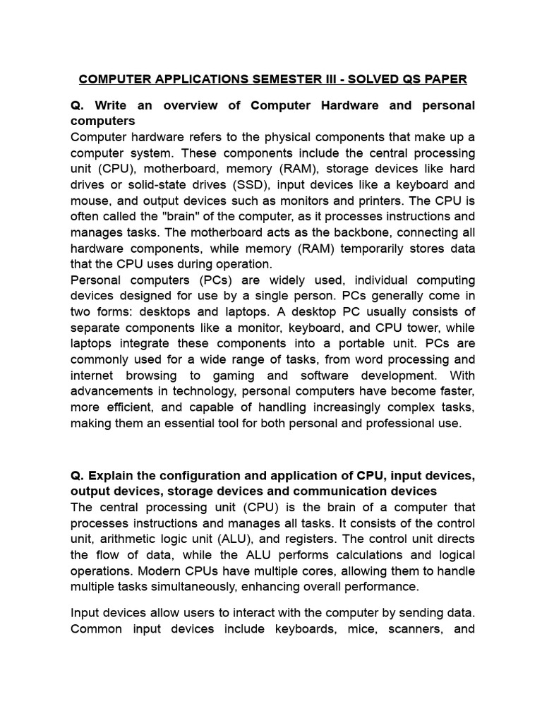 Computer Hardware & E-Commerce Guide | PDF | World Wide Web | Internet ...