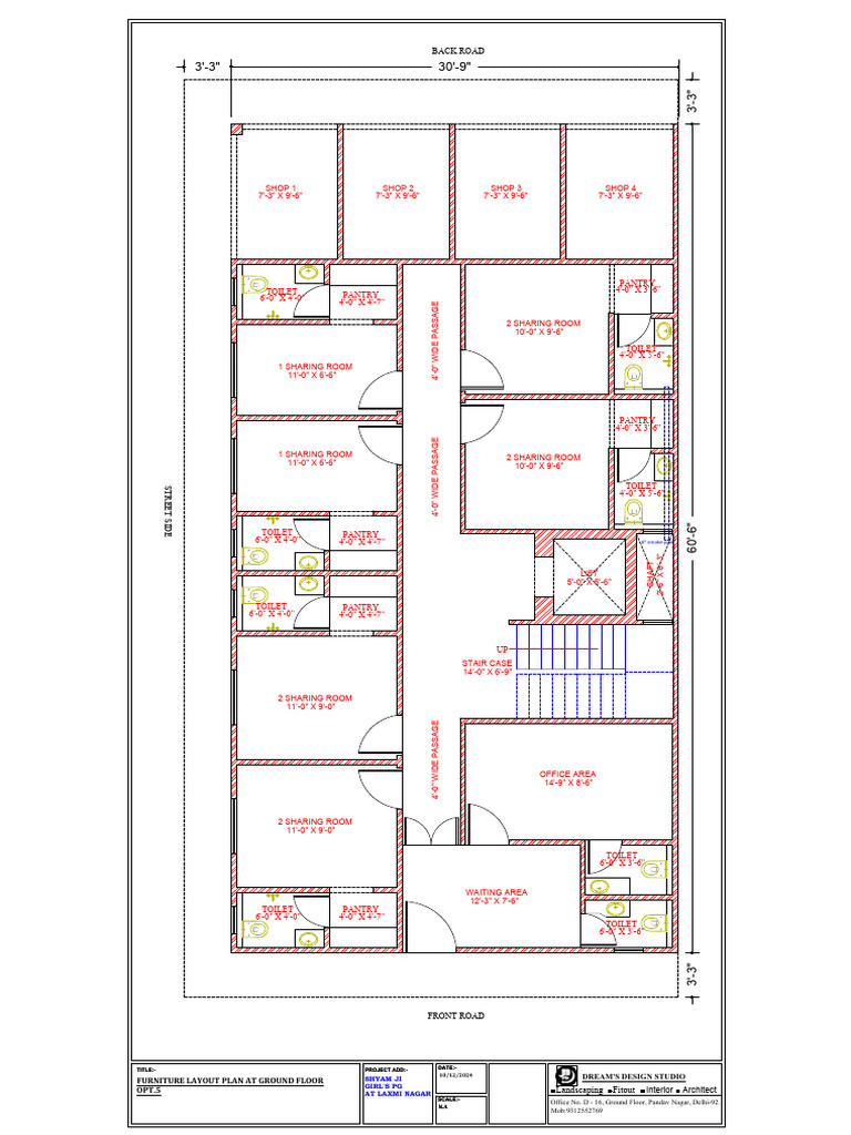 Furniture Layout Plan Opt.5 (Shyam Ji Girl's PG) | PDF | Queensland Heritage Register | Culture ...