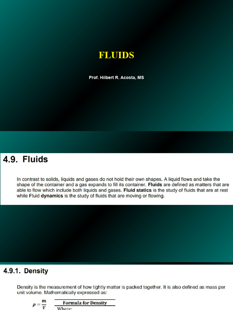 FLUIDS | PDF