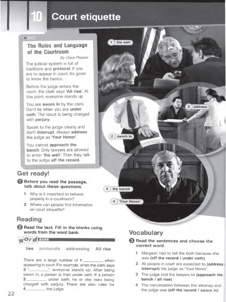 Court Etiquette | PDF