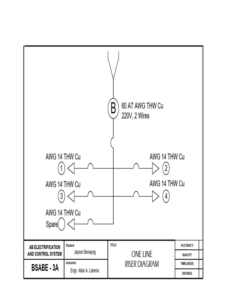 JB On One Line Riser Diag | PDF