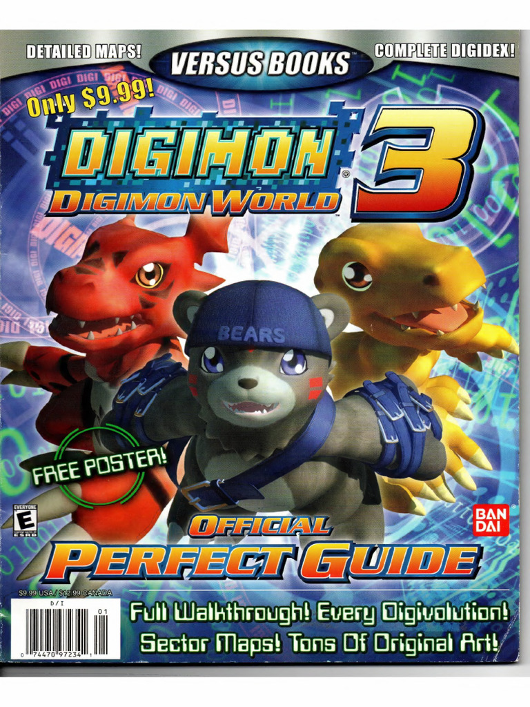 Digimon World 3 Versus Books Official Perfect Guide_text | PDF