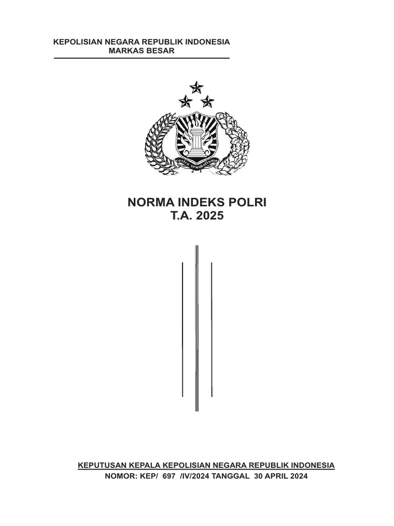 Norma Indeks Polri Ta. 2025 | PDF
